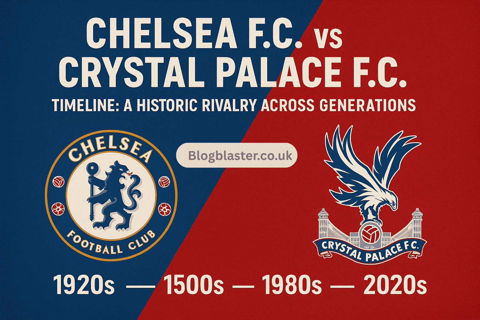 Chelsea F.C. vs Crystal Palace F.C. Timeline: A Historic Rivalry Across ...