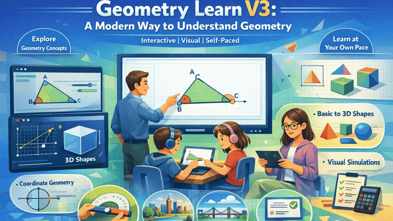 Geometry Learn V3: A Modern Way to Understand Geometry Step by Step