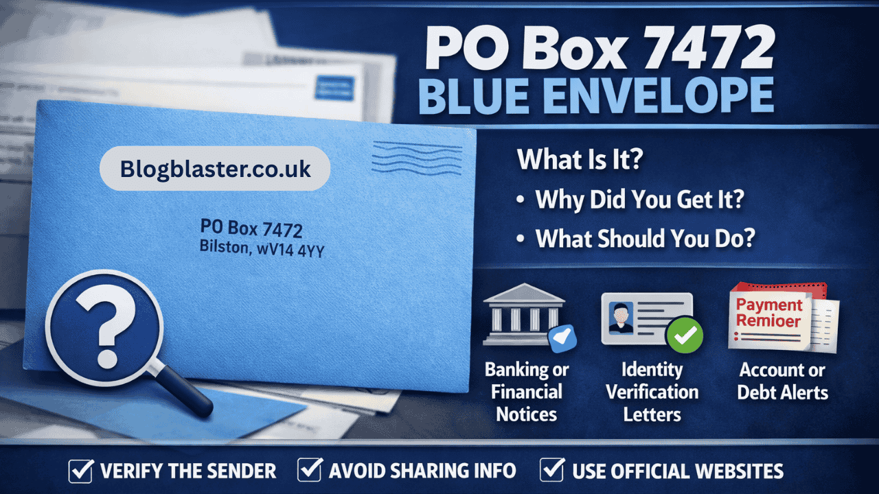 PO Box 7472 Blue Envelope: What It Is, Why You Received It, and What to ...